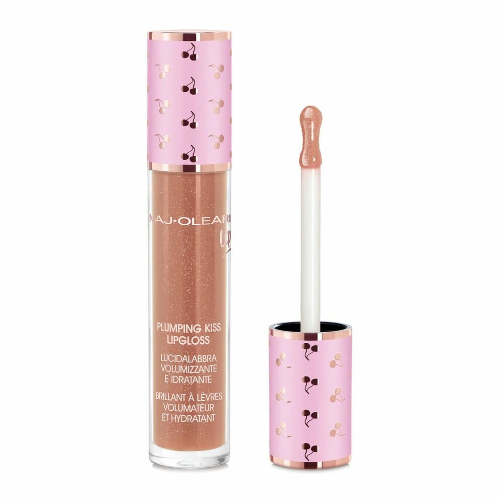NAJ OLEARI Блеск для губ Plumping Kiss Lipgloss (06 Pearly Caramel)