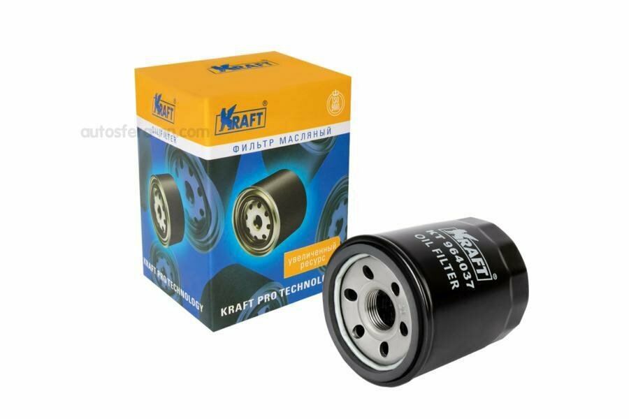 KRAFT KT964037 фильтр масляный MITSUBISHI LANCER IX (03-08), GALANT (00-) / MAZDA 626 (91-98),