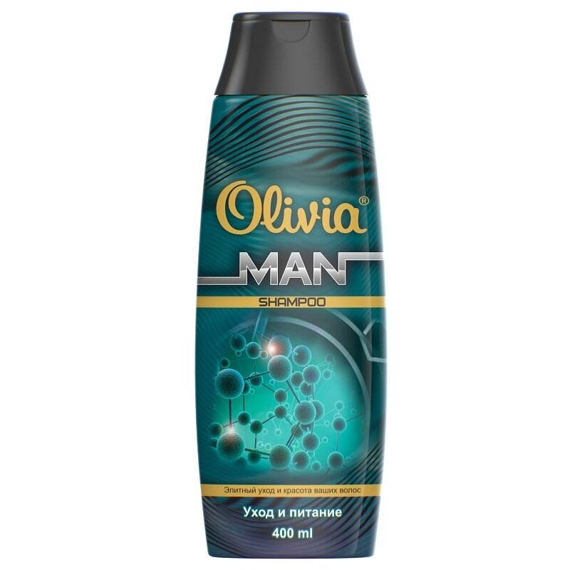 Шампунь Olivia "Man", Уход и питание, 400 мл