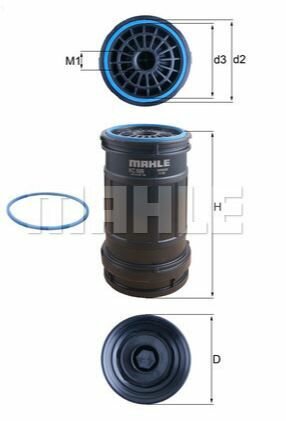 Фильтр-сепаратор топливный MB Actros MP2/MP3, Atego II ; SCANIA G/P/R-Serie ; C KC 699D MAHLE