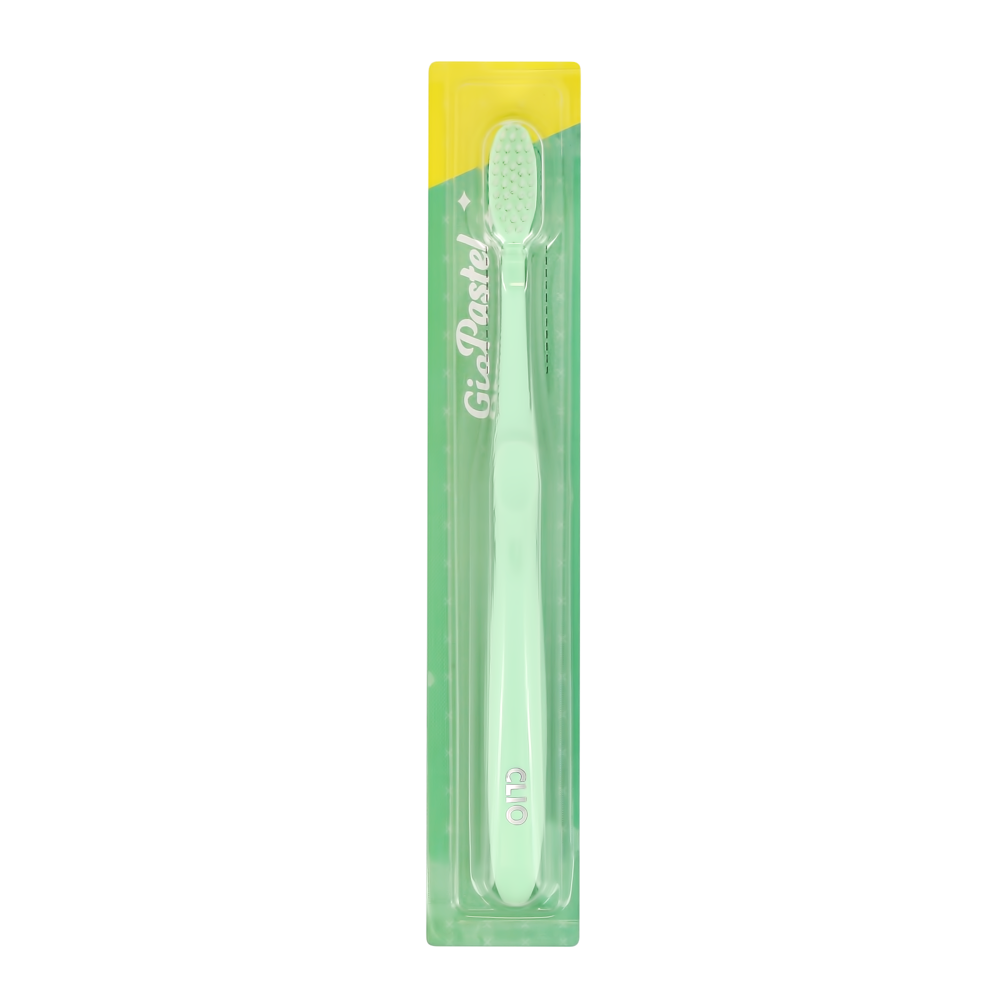 Щетка зубная CLIO PASTEL салатовая с тонкими щетинками (мягкая)