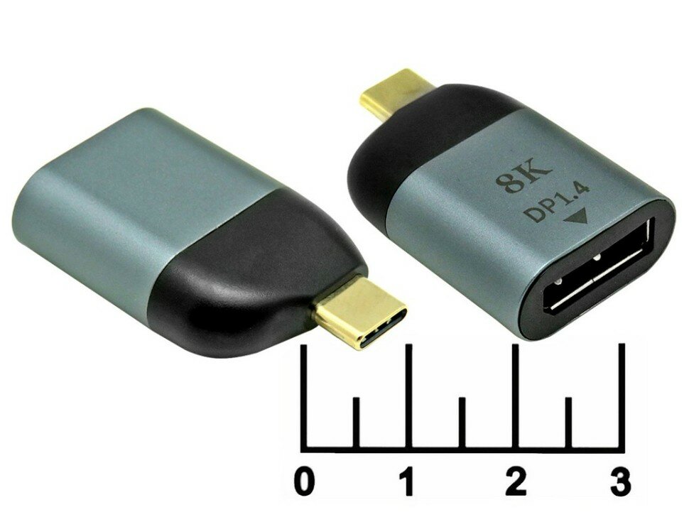 Конвертор Type C штекер/DisplayPort гнездо 8K