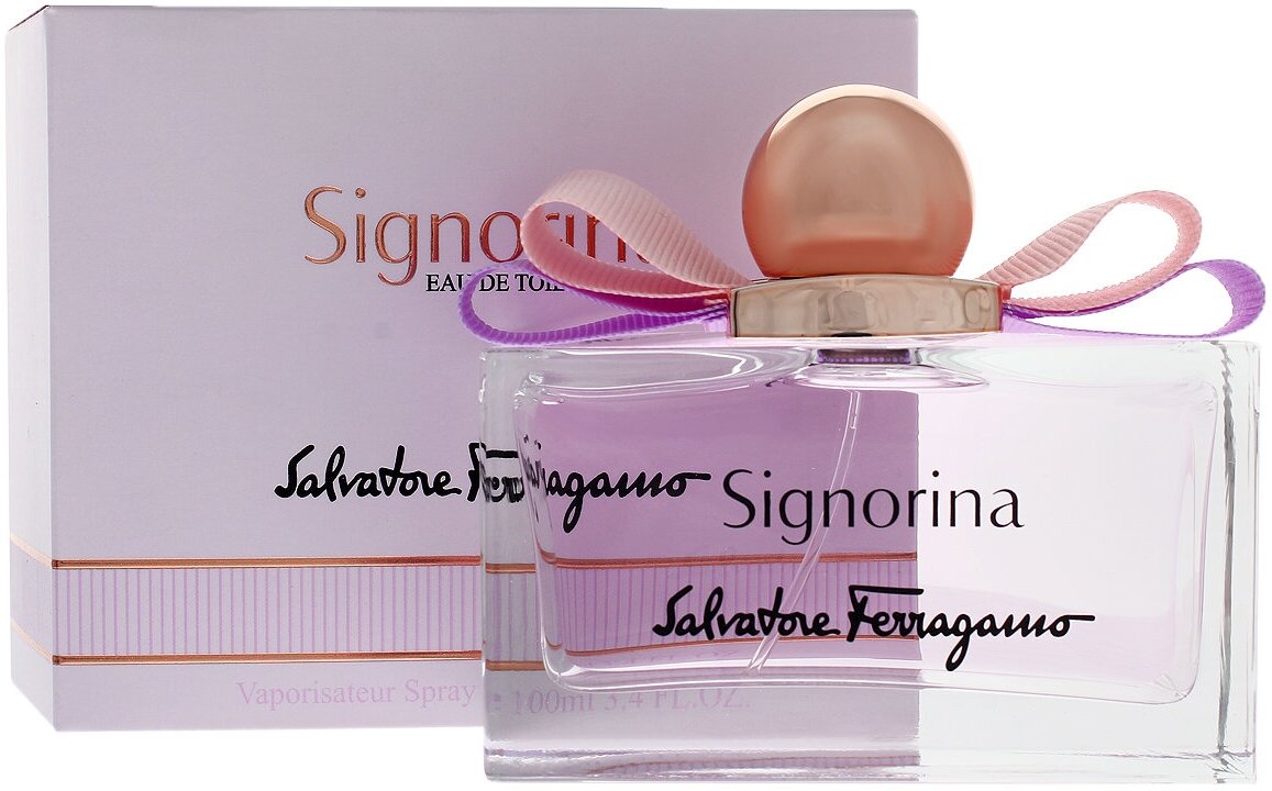 Salvatore Ferragamo Signorina женская туалетная вода 100 мл цветочно - фруктовая