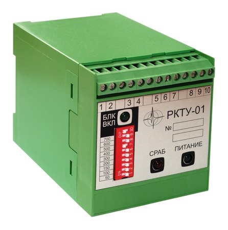 Реле от компании "Релематика" для контроля тока утечки типа "РКТУ–01", на DIN-рейку