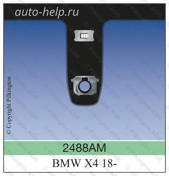FYG BMW Лобовое ДД VIN Молдинг acustic