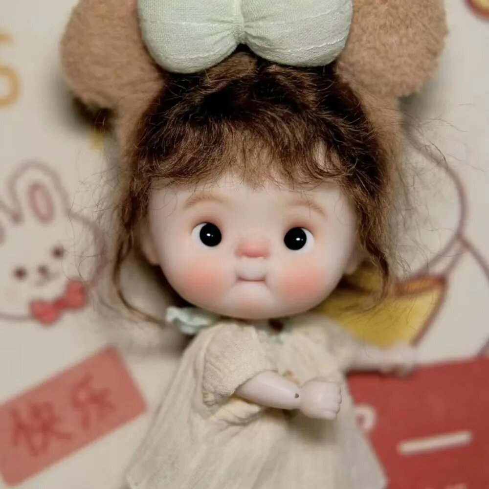 Кукла Qbaby Ob11 Diandi Dianbro щенок девочка Normal skin, only head no body