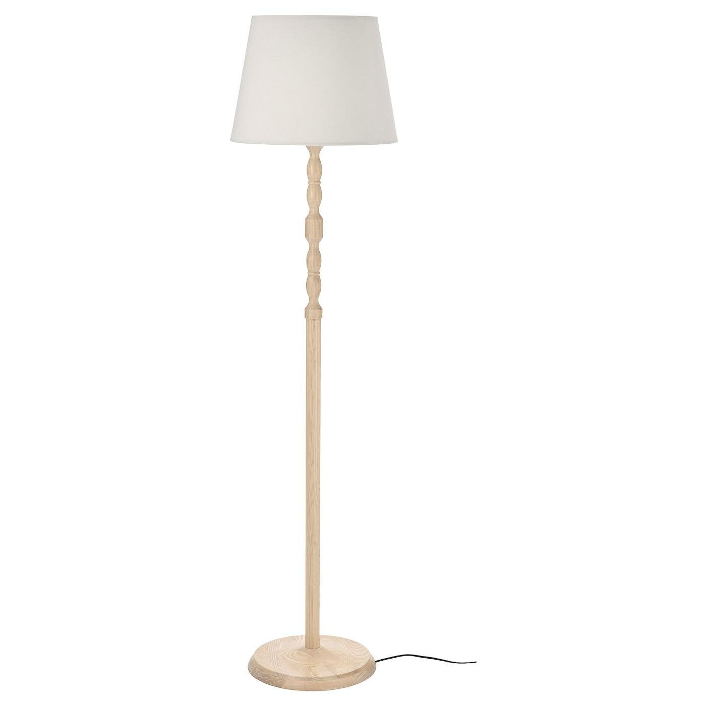 KINNAHULT IKEA 105.592.57 Торшер 150 см. ясень/белый