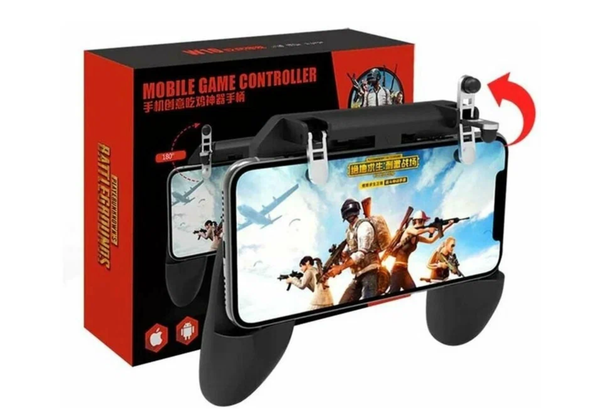 Геймпад Джойстик W10 + Mobile Game Controller для смартфонов для игр Pugb — фото 1