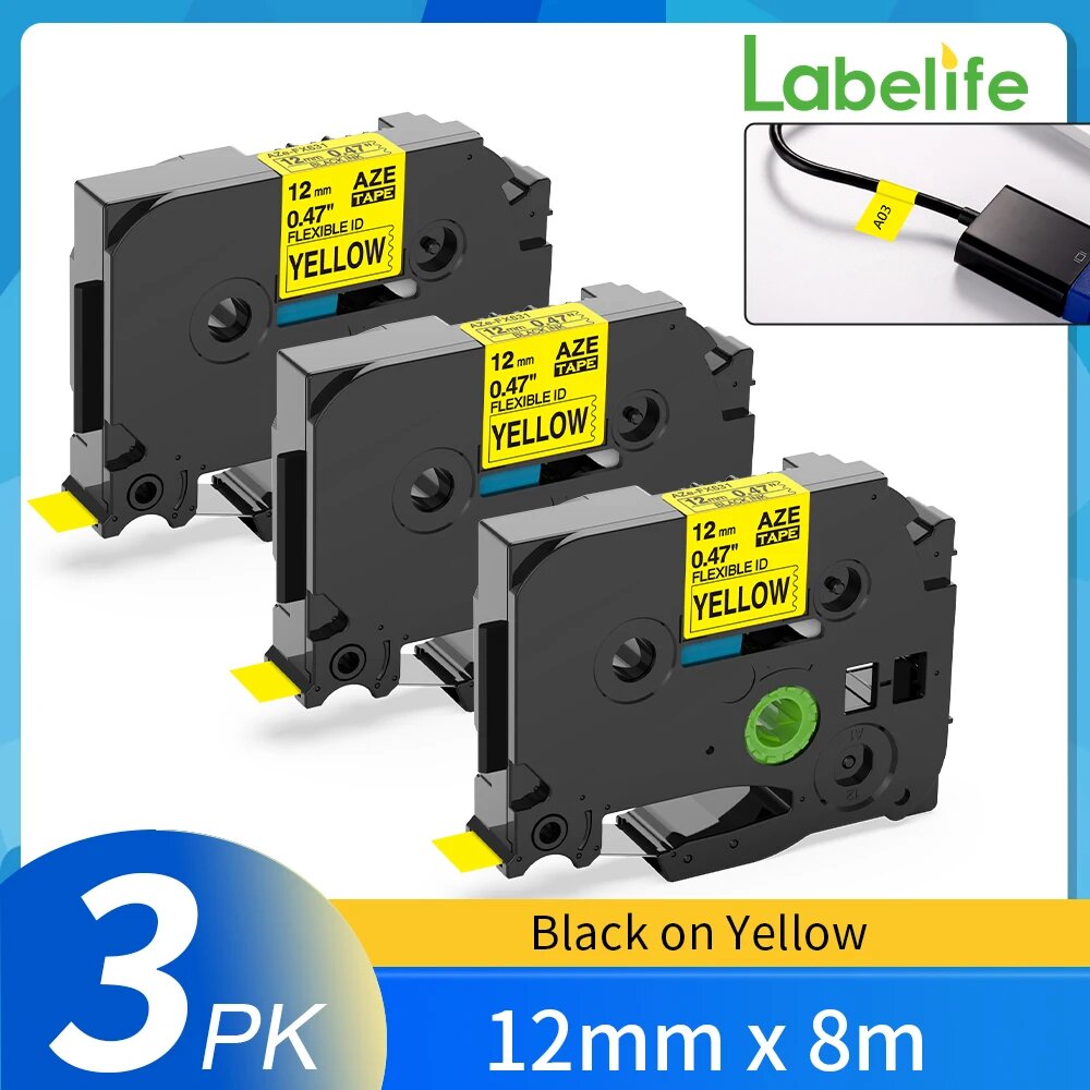 Портативный принтер этикеток MarkDomain E1000PRO 3PK Flexible Yellow