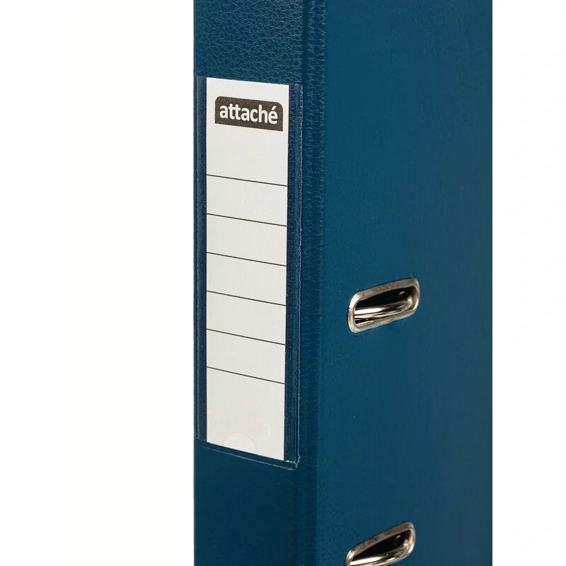 Папка-регистратор Attache с покрытием ПВХ, 50мм, т.-синий, ПБП2, карм. кор, 1203747