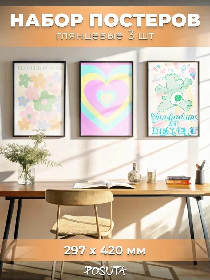 Постеры для интерьера в стиле Инди