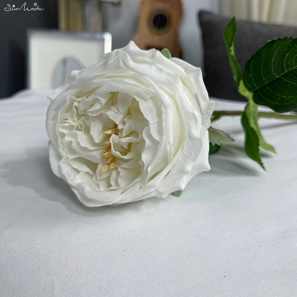 Искусственная роза SunMade белая
