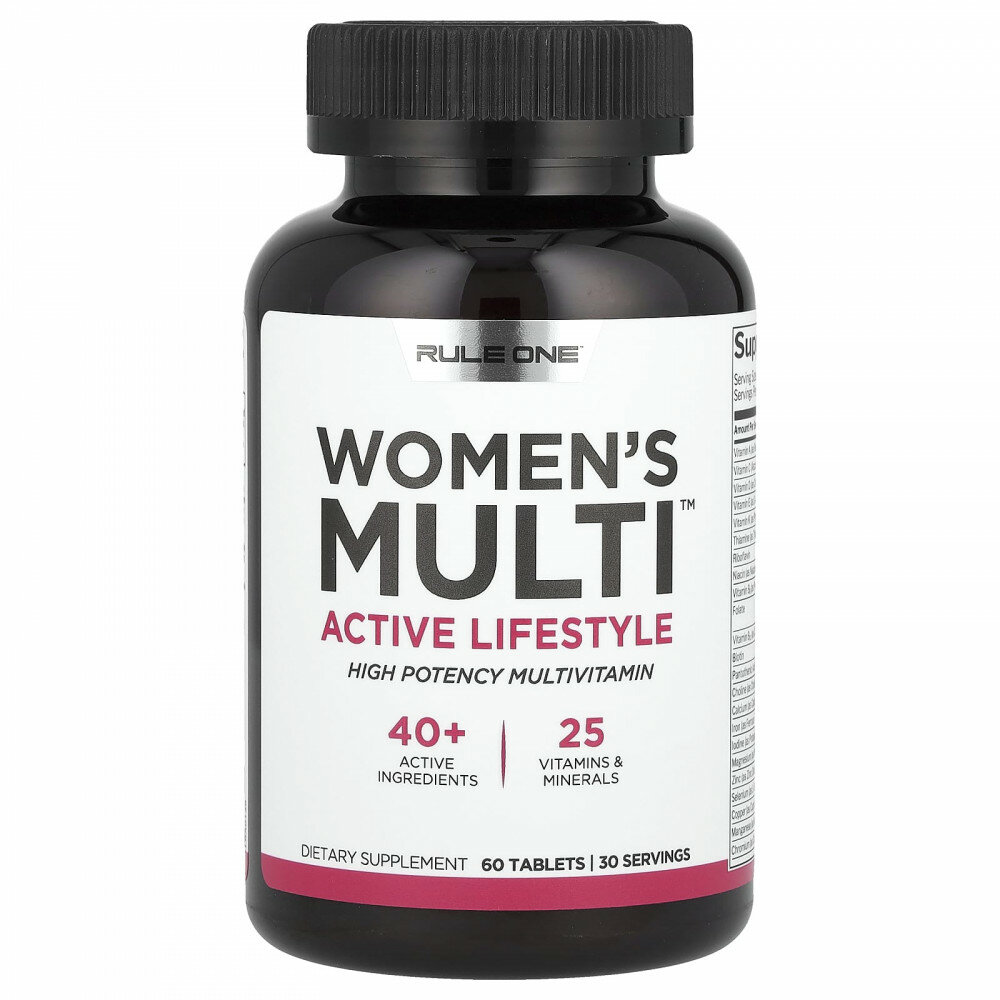 Rule One Proteins, Women's Multi ™, для активного образа жизни, 60 таблеток