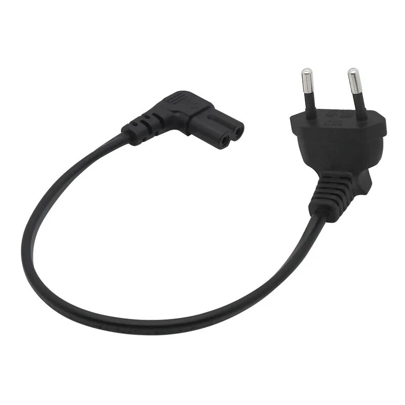 Кабель питания IEC C7, 0.3м, черный