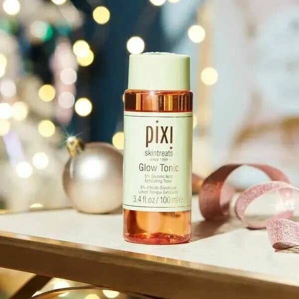 Pixi Beauty, Pixi Glow Tonic, Тоник для сверкающей кожи, Отшелушивающий тоник, 3,4 унций (100 мл)