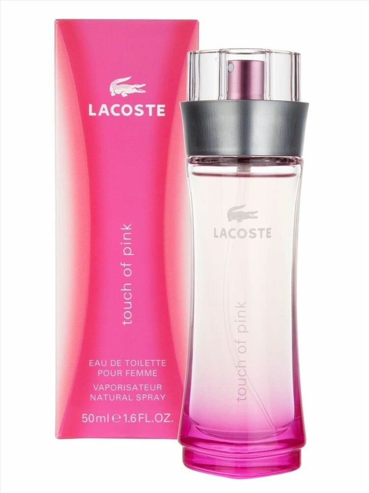 LACOSTE Touch of Pink женская туалетная вода 50 ml / женские духи лакост тач оф пинк парфюм фруктовый