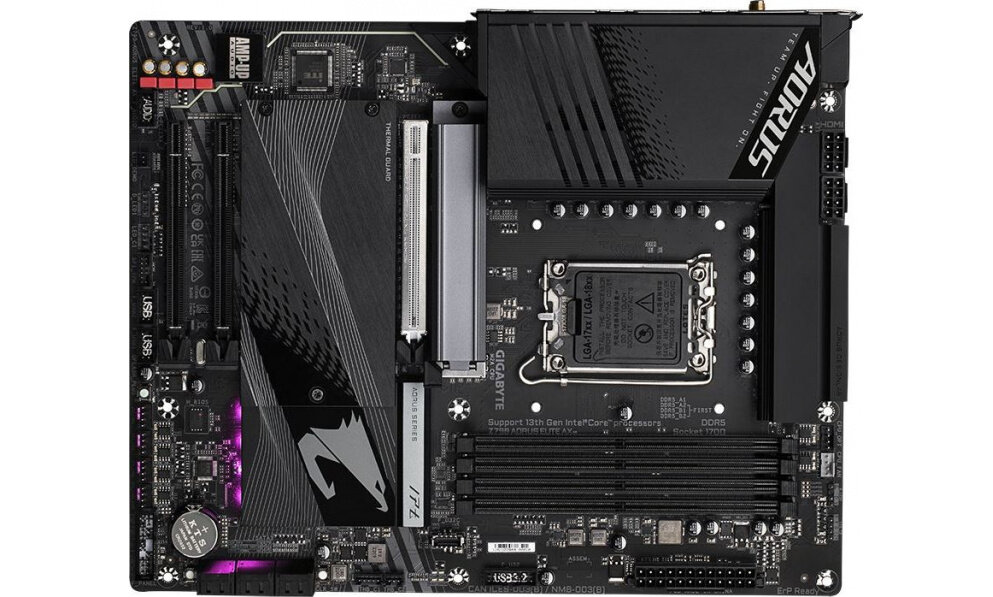 Материнская плата Gigabyte Z790 AORUS ELITE AX, Soc-1700, Intel Z790, ATX