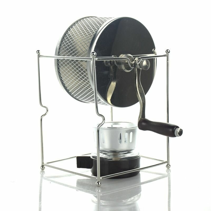 Машина для обжарки кофейных зерен из нержавеющей стали с ручным приводом