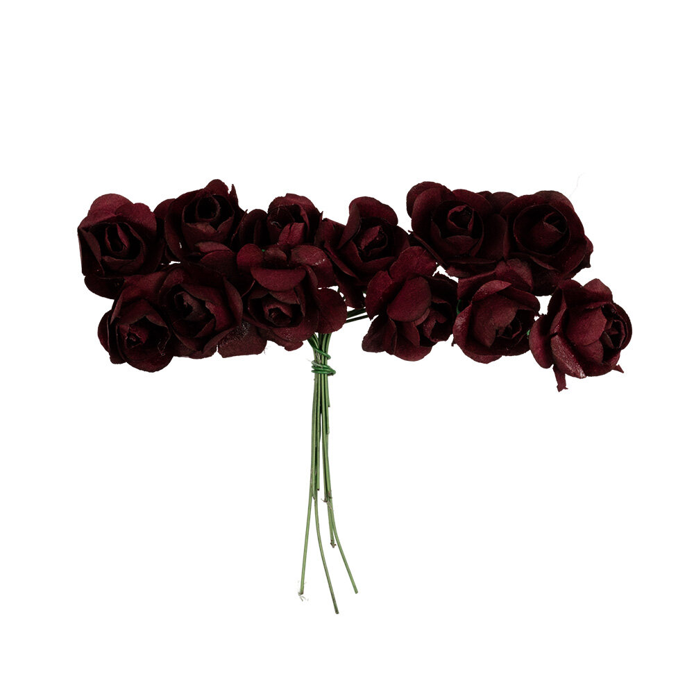 Mr.Painter PFE-15-RU40 Декоративные цветы 12 шт Спелая слива бордовый 17 набор декора