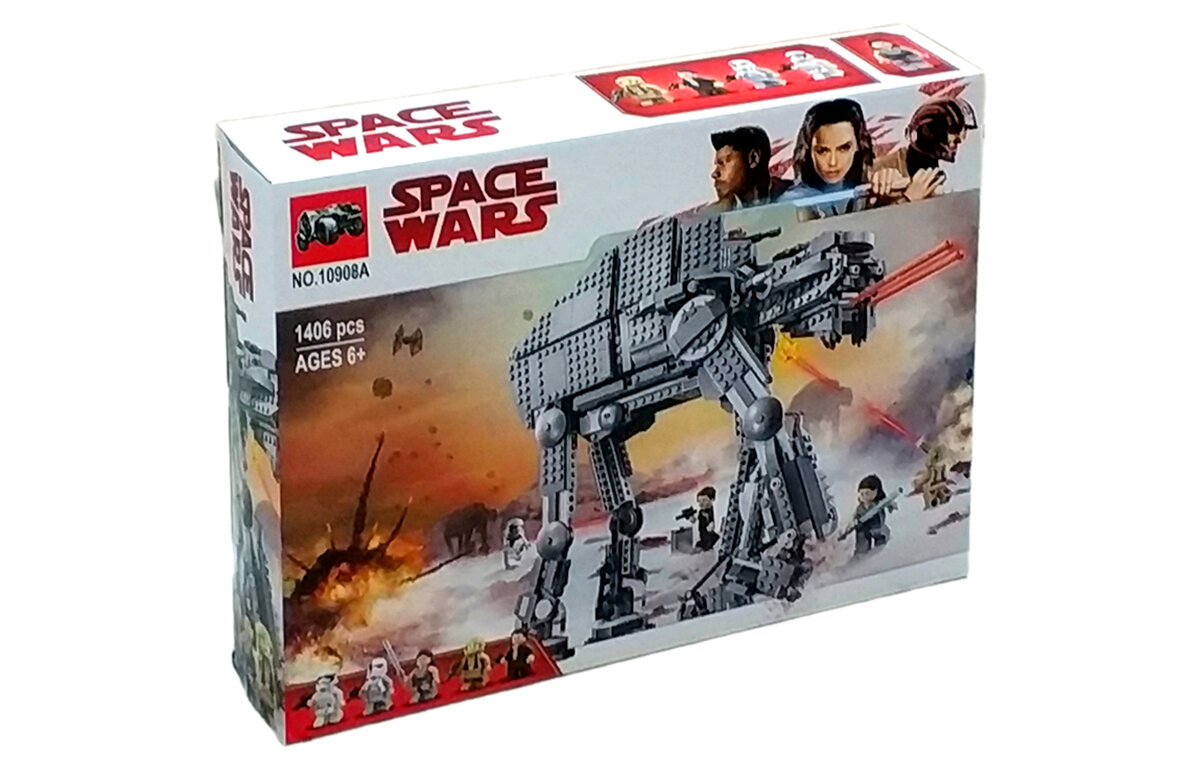 Конструктор Звездные войны Штурмовой шагоход Первого Ордена 10908 BELA Space Wars, 1406 деталей