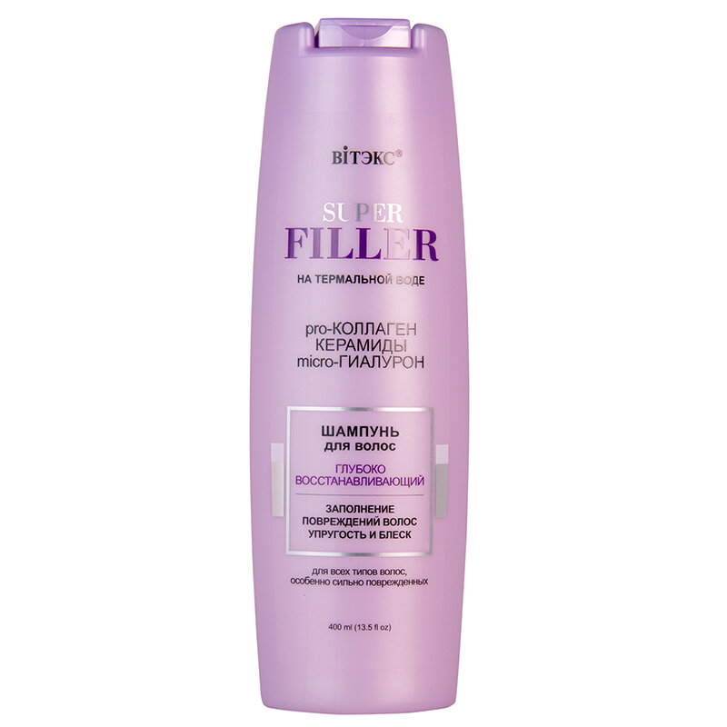 Витэкс на терм. воде шампунь для волос глубоко восстанавливающий, 400 мл.