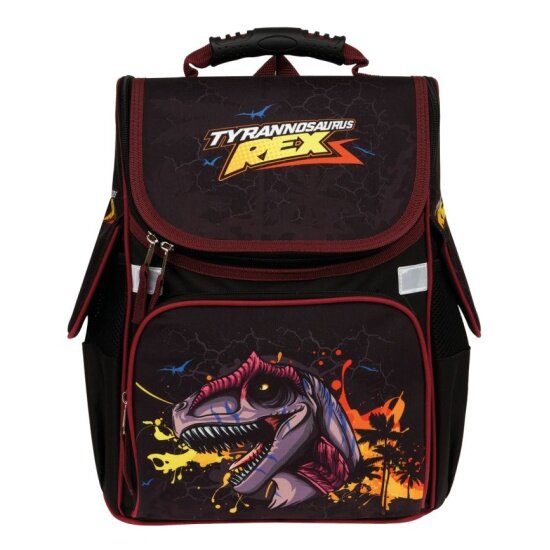Ранец Artspace Junior Dino 37*28*21см, 1 отделение, 3 кармана, анатомическая спинка