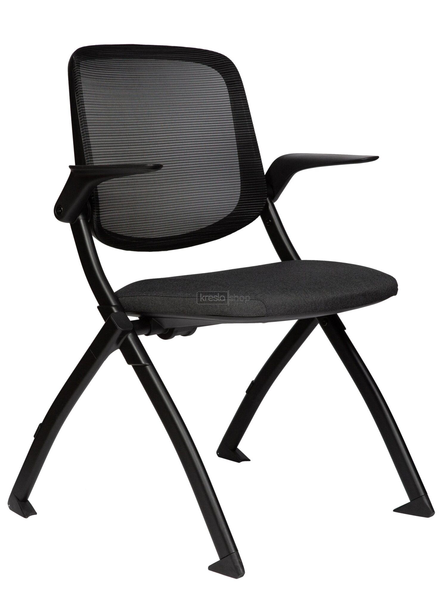 Конференц-кресло Norden Паскаль / Pascal KT03NFM черная сетка, черная ткань