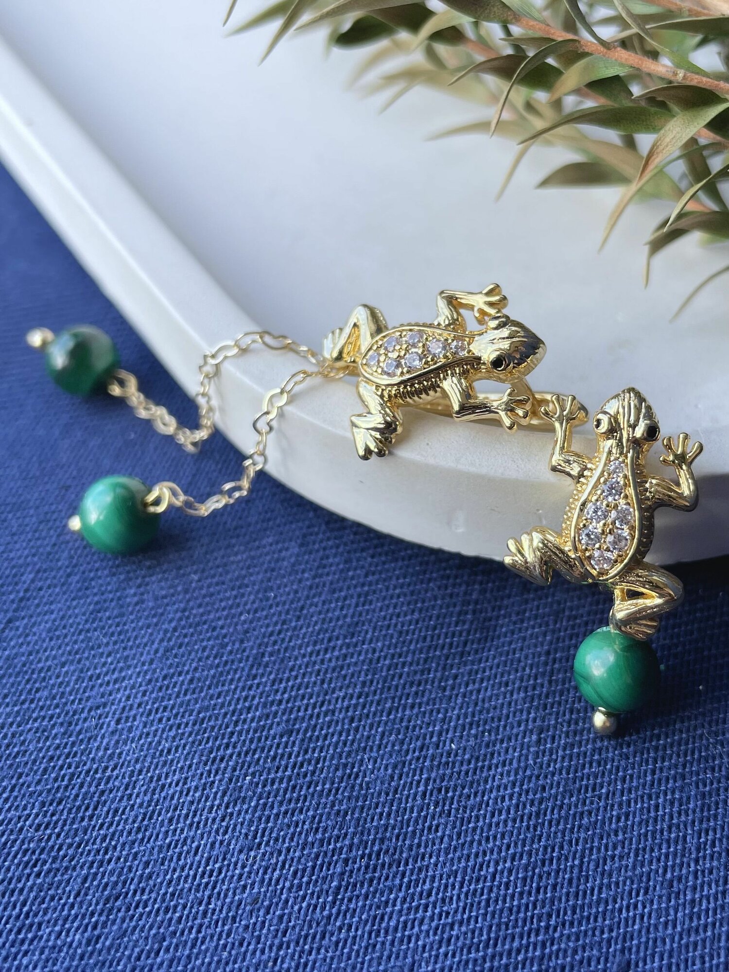 Серьги, фианит