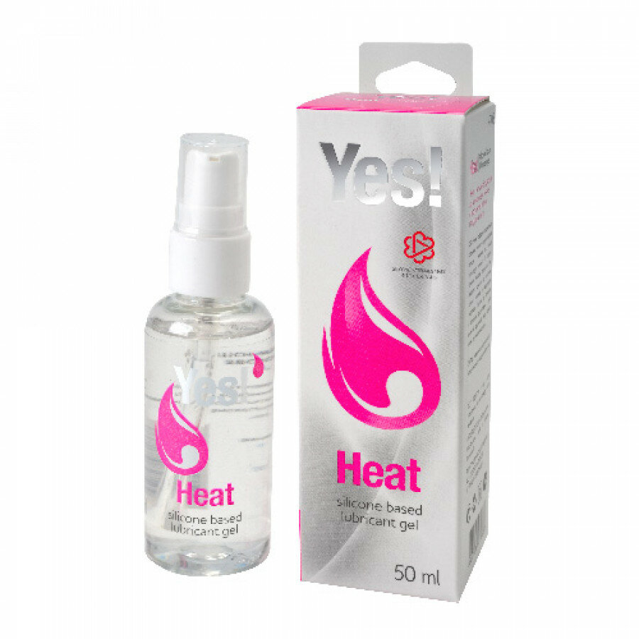 Гель-смазка силиконовый Yes - Heat, 50 мл