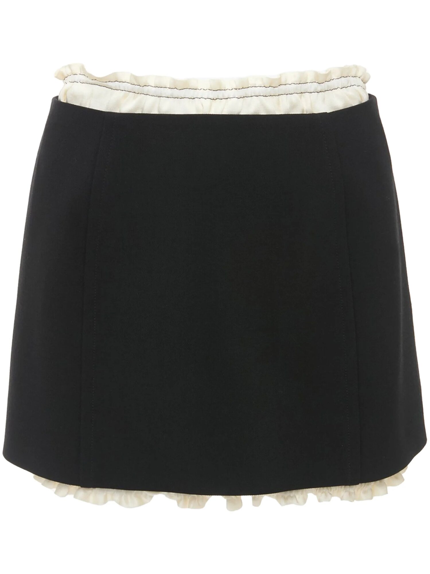 Юбка Ruched-detail mini skirt