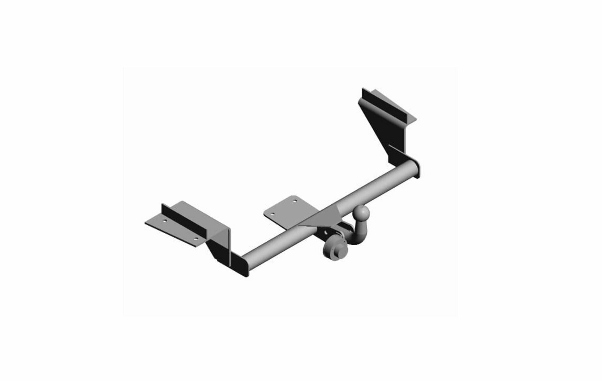 Фаркоп ВАЗ 2110, 2111 крепление шара на двух болтах(без электрики) Трейлер.2110. C