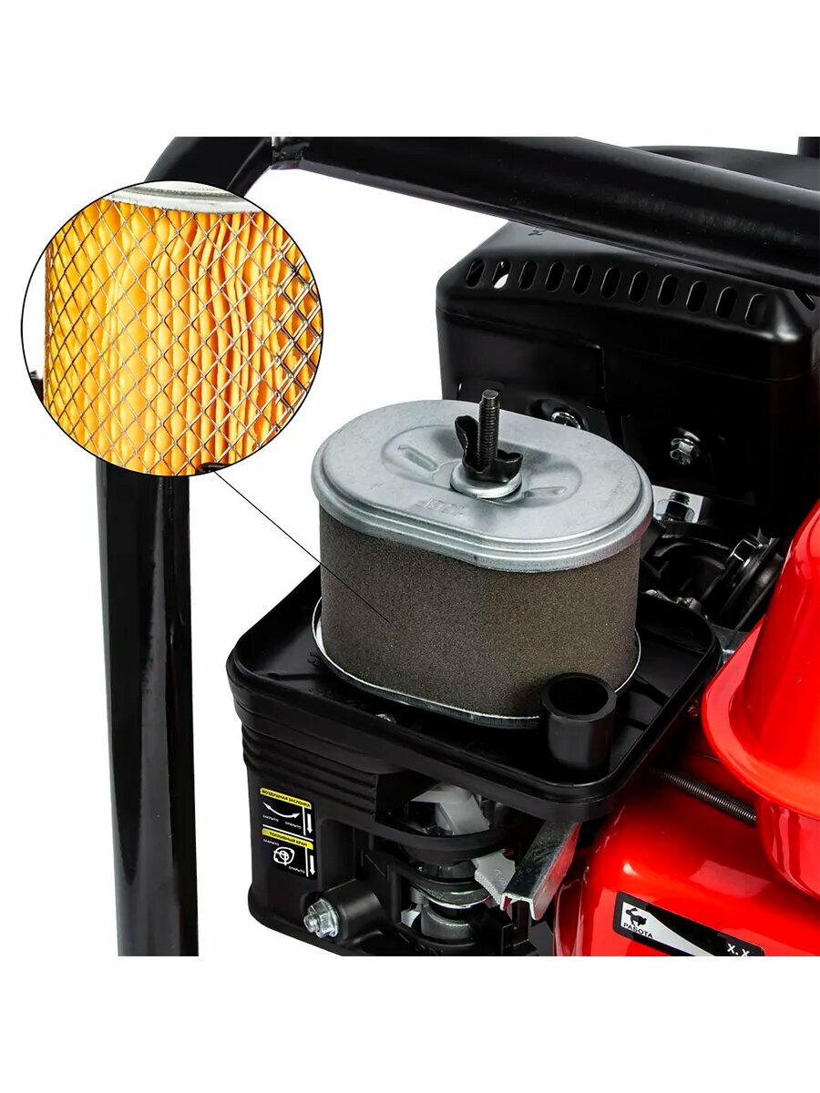 Мотопомпа бензиновая (вых 80мм, 5.5 лc,32м,48 м куб/час,