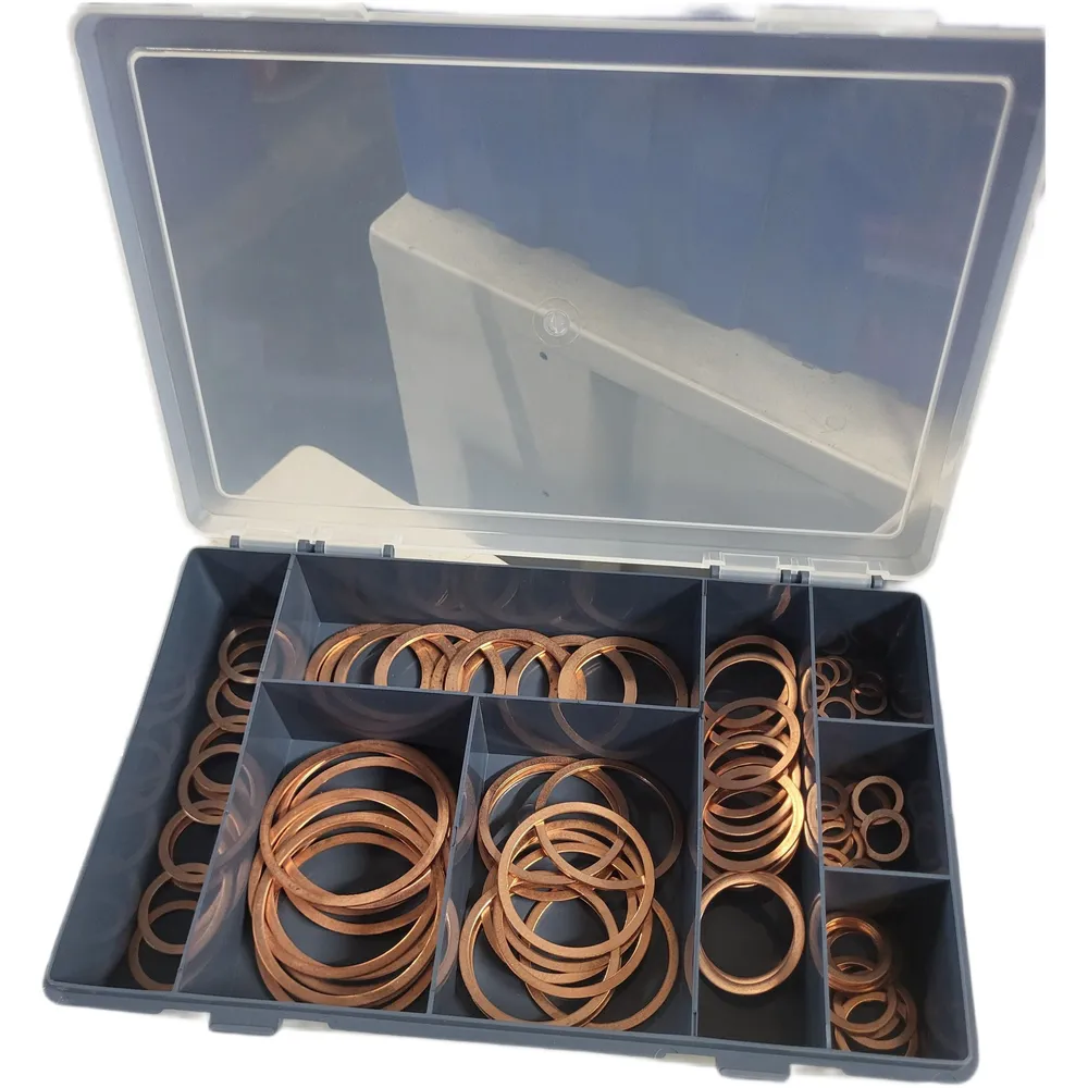 Набор медных колец (дюймовые) 1/8 - 2" (всего 90 шт)