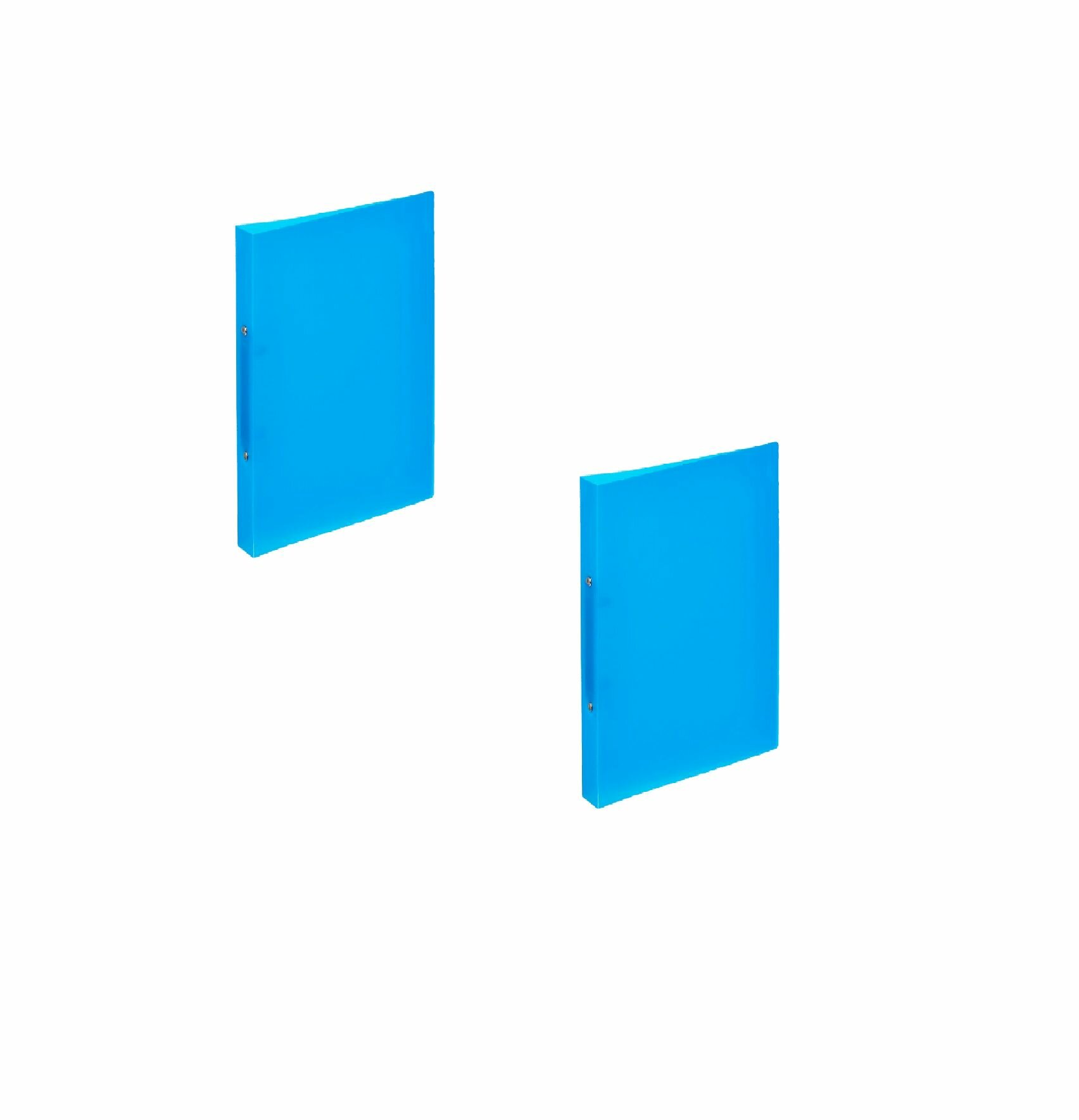 Attache Attache Папка на 2-х кольцах, пластиковая, 17/32мм, А4, синяя, 2 уп