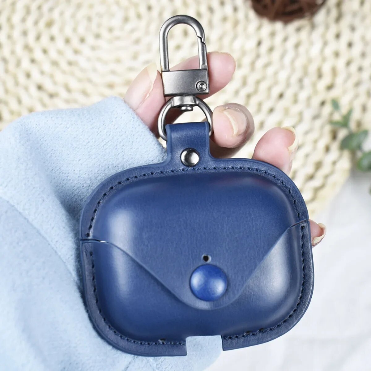 Для Airpods pro 3 2025 pro 2, кожаный деловой чехол для наушников, чехол для наушников Apple Air Pod 4 3 поколения