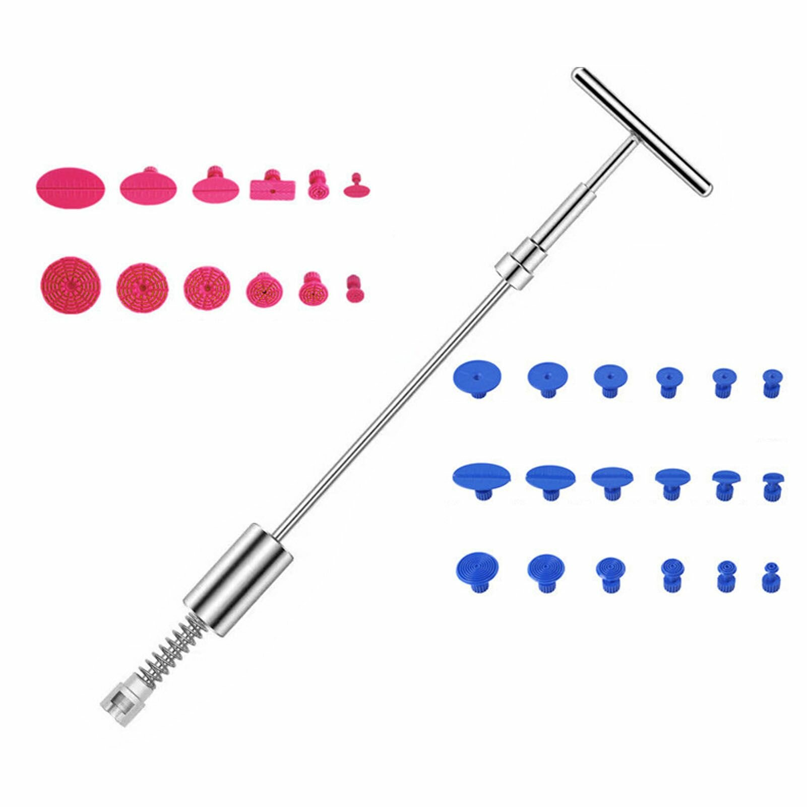 Съемник для ремонта отбойников, ручная рулевая тяга, Т-образная рулевая тяга, набор + 12 красных + 18 синих