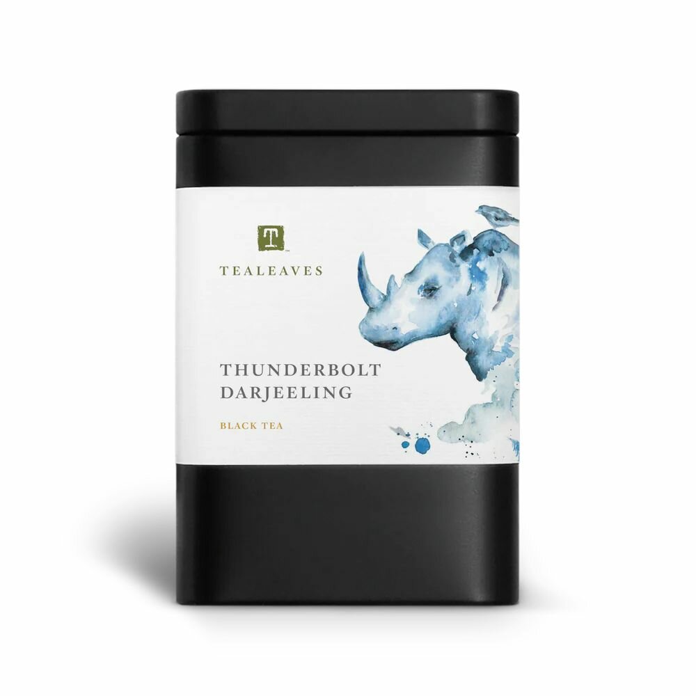 Чай TEALEAVES черный листовой "Thunderbolt Darjeeling FTGFOP" 400гр, банка