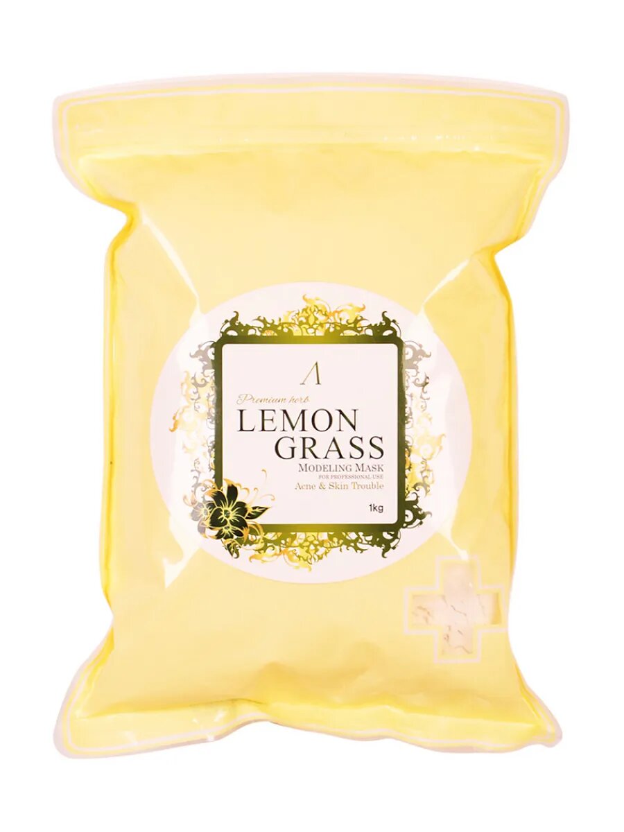 Альгинатная маска Anskin Herb Lemongrass, для проблемной кожи, 1 кг