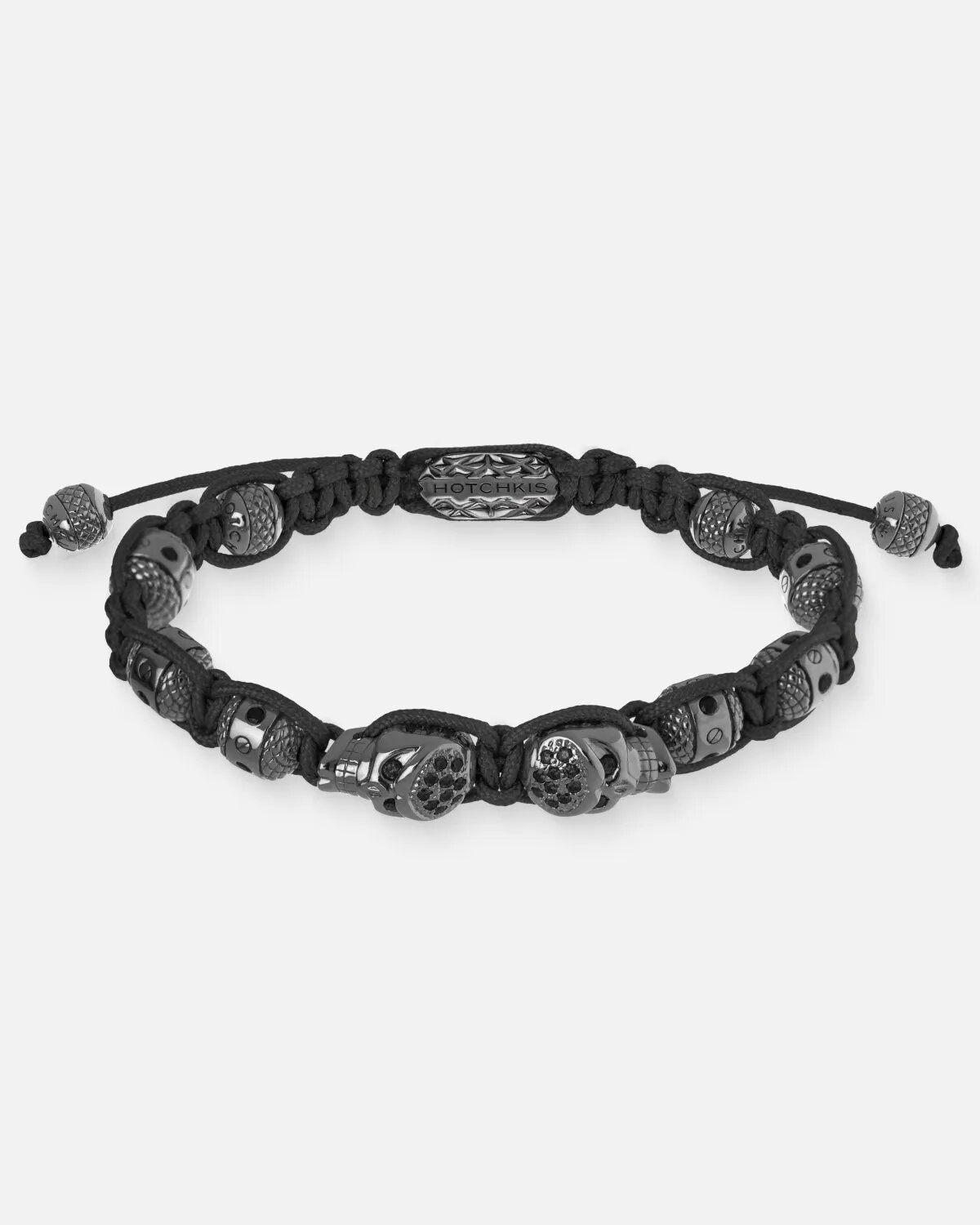 Браслет, серебро, 925 проба, родирование, фианит