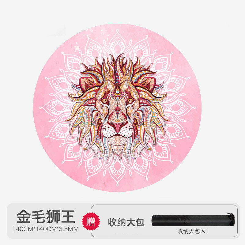 Коврик для йоги, натуральный каучук, золотистый ретривер, Король Лев, сумка для хранения