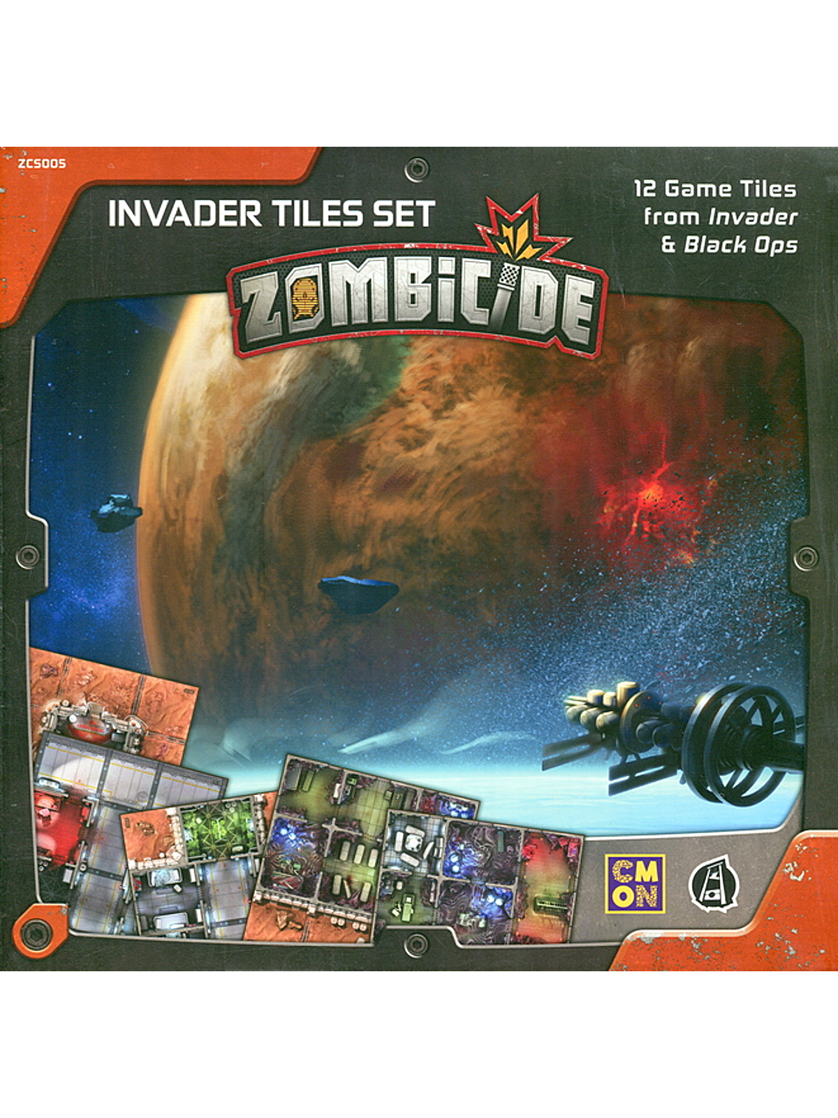Дополнение Zombicide: Invader - 12 Tiles Set на английском языке