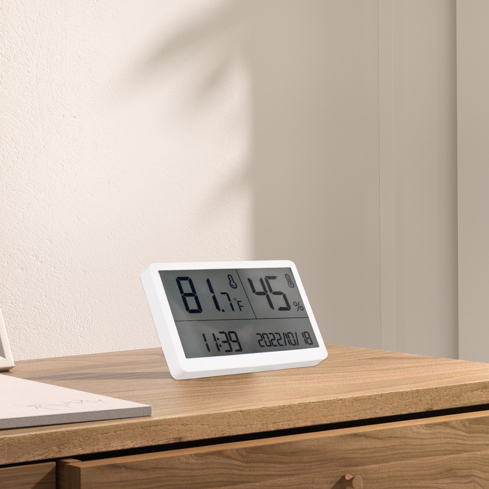 Гигрометр для помещений - цифровой датчик влажности для помещений, комнатный термометр с контролем температуры и влажности, точный гигрометр-термометр для домашней теплицы, винного погреба