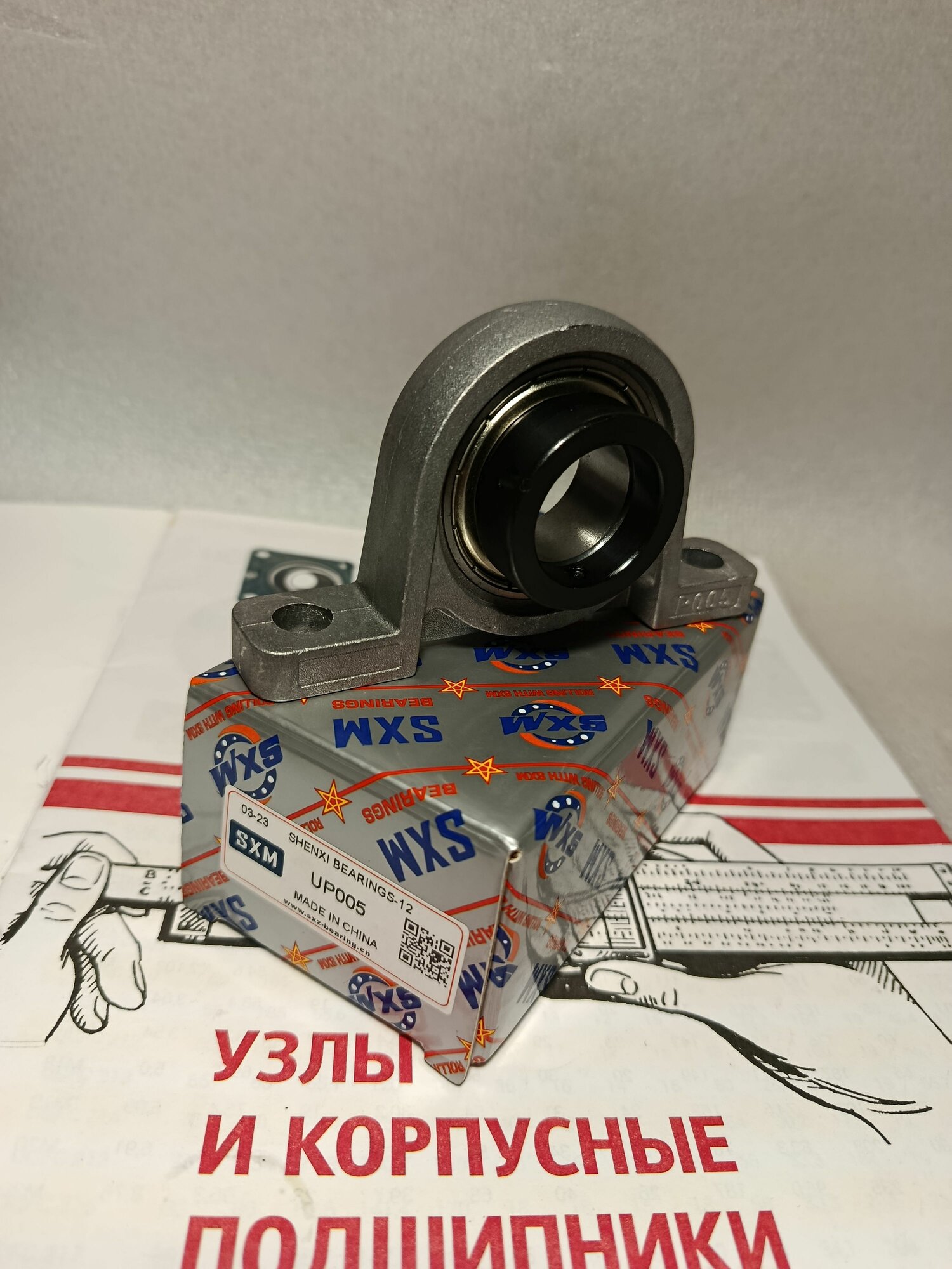 UP005 Подшипниковый узел (c эксцентриковым кольцом) SXM