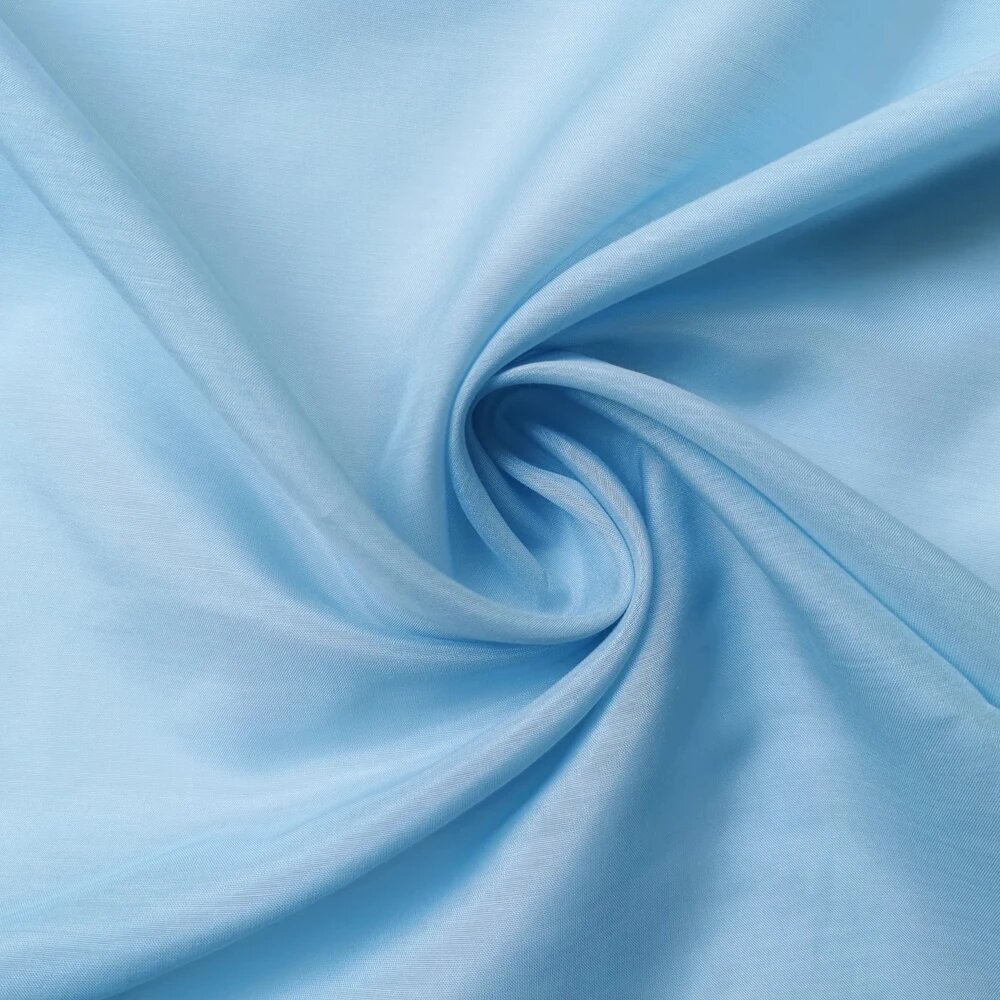 Шифоновая хлопковая шелковая ткань FABRIC SHIPPER 140 см Голубой, 1Meter X 1.4Meter, 4 light blue