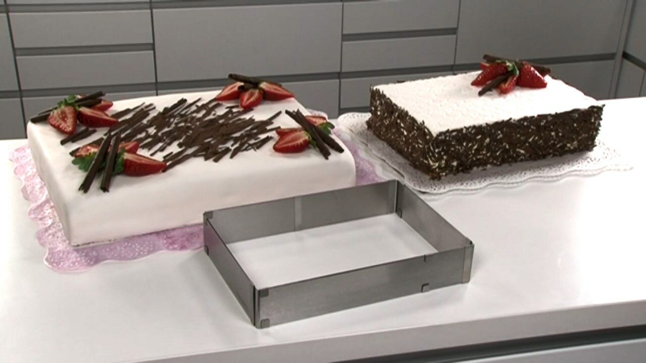 Регулируемая форма для торта прямоугольная Tescoma DELICIA, 50х34