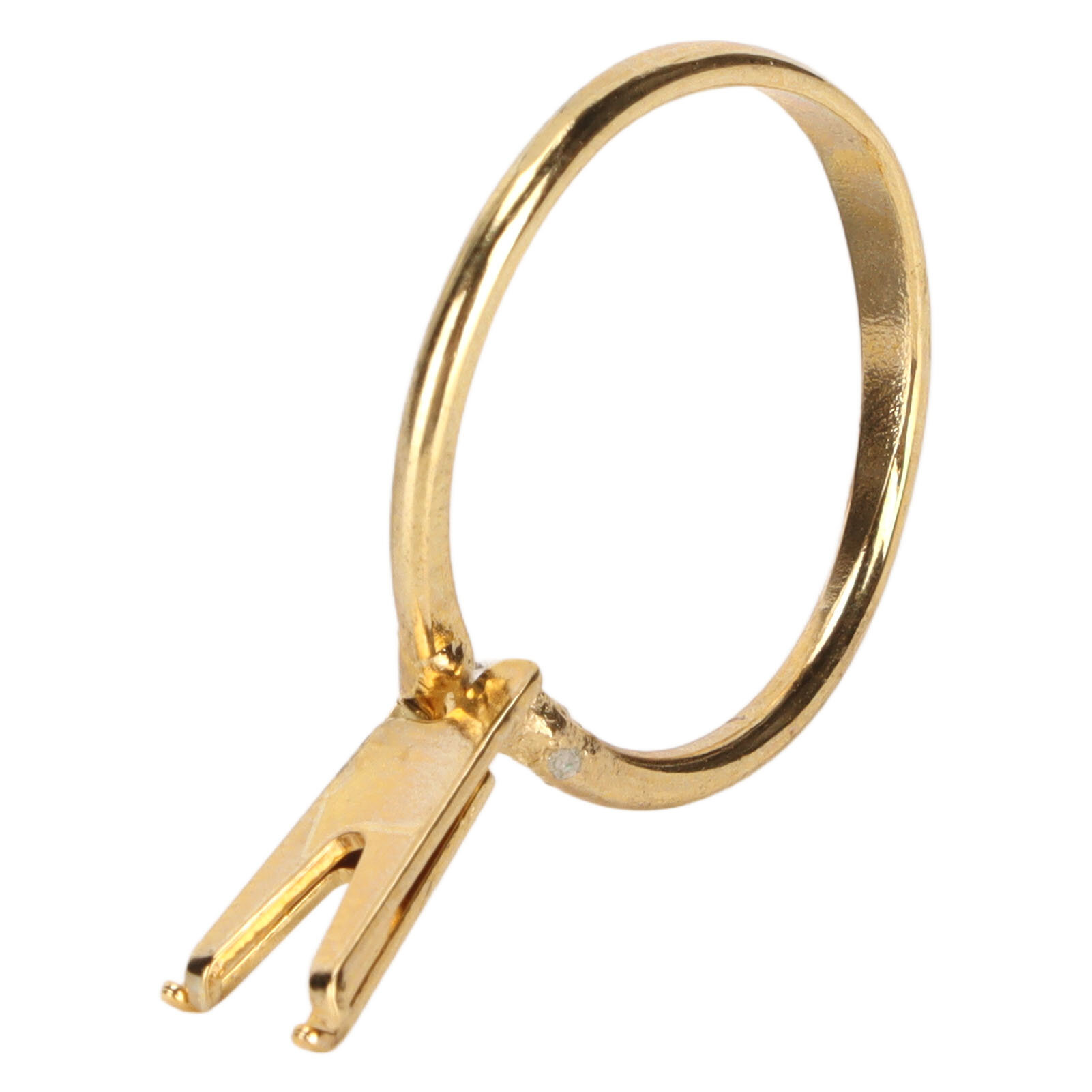 Кольцо-заготовка, 4 формы когтя, визуально стальное кольцо, пружинный зубец, инструмент для ювелиров, золото