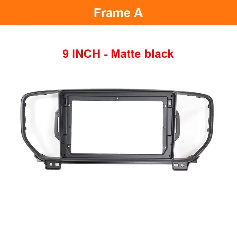 9-дюймовая панель автомобильного радиоприемника для 2015-2018/2018+ KIA SPORTAGE/2015-2018 KX-5 Экран Dash Fit Комплект отделки приборной панели Рамка (2 цвета) Only FrameA