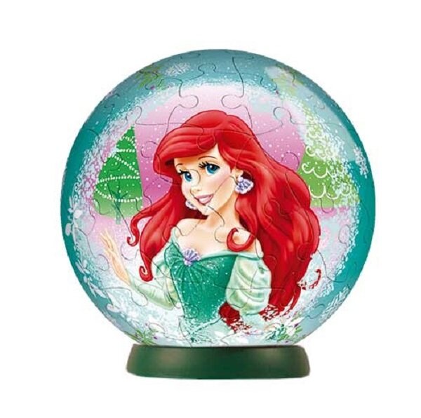 Пазл-шар Step Puzzle "Новогодняя коллекция", Ариэль и Рапунцель, 60 деталей