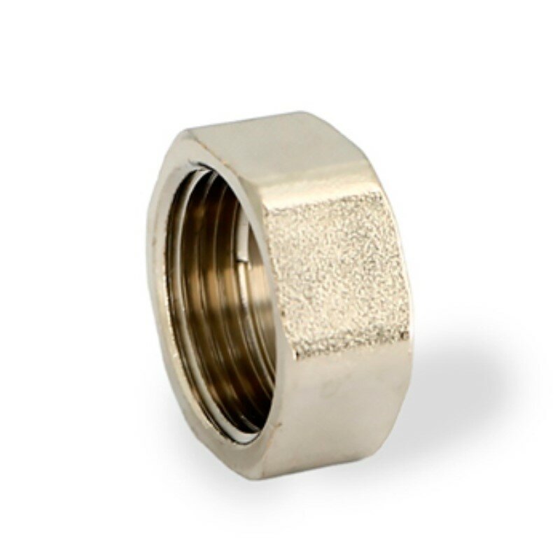 Заглушка резьбовая (ВР) 1/2", никель UNI-FITT OPTIMAL (607N2001)