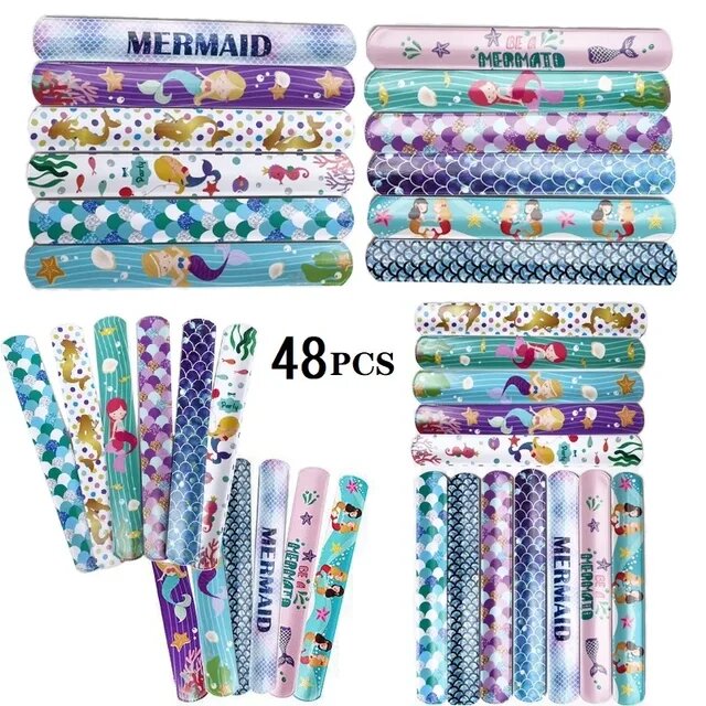 48-72 браслета с Микки Маусом из мультфильма "Холодное сердце" от Disney, разные стили, тематические украшения для дня рождения, детские игрушки, подарки, браслеты с застёгиванием